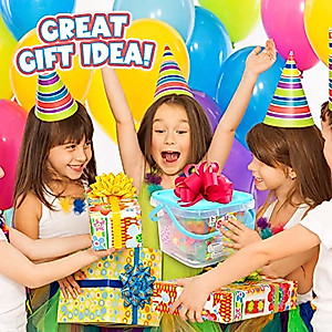 OleOletOy Sensory Stress Balls for Kids and Adults - 12 Pack Various Fidget Toys Filled with Water Beads - Sensory Toys Calming Tool for Autism, ADHD, and Anxiety Relief, Easter Basket Stuffers