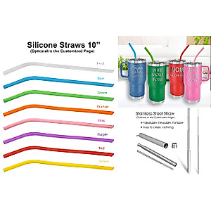 Polar Camel Personalized Tumblers with Slide Lid and Straw, Name Engraved Customized Cups, Stainless Steel Vacuum Insulated Travel Coffee Mugs - Women, Men Birthday Gift (Yellow, 20 oz)