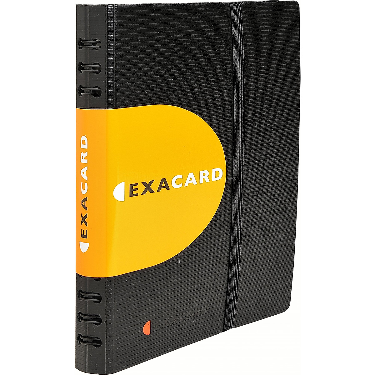 Exacompta - Ref 75034E - Exactive - Exacard Business Card Holder - 20 x 14.5 cm in Size, Holds Up to 120 Cards, 20 Sheets, Suitable for 60 x 90mm Business Cards - Black