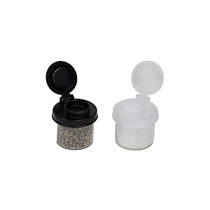 Hall Brothers Brazza Outdoors set of 10 Mini spice jars with sifter and cap (10)