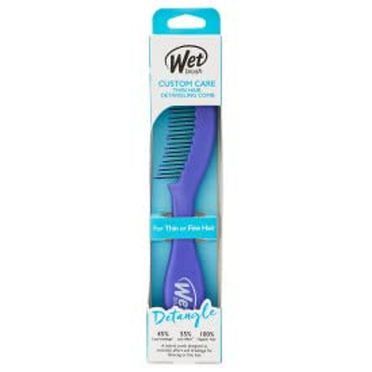 Wet Brush Custom Care Thin Hair Detangler Purple