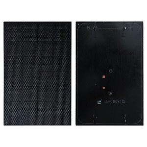 FellDen 6V 2.8W Solar Panels with Wire, 2PC ETFE Photovoltaic Solar Cells Kit 180mmx115mm / 7.08''x 4.53''