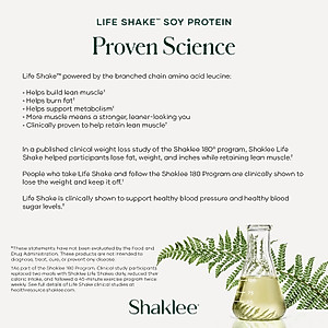 Shaklee Life Shake™ Soy Protein French Vanilla - Complete Meal Replacement with 20g Protein, 6g Fiber, 24 Vitamins & Minerals - Supports Satiety & Healthy Weight - Non-GMO - 14 Servings