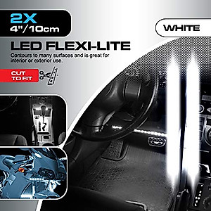 Pilot Automotive CZ-176W White 4" LED Flex Light - 2 Piece