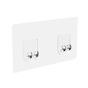 ODesign Transparent Adhesive for Shower Shelf and Bathroom Shelf [4 Pack]