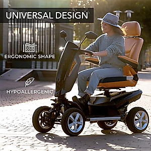 Everlasting Comfort Memory Foam Seat Cushion for Chair - Wheelchair Cushions for Tailbone Relief - Chair Cushion Covers for Pressure Sores - Ventilated Gel Seat Cushion for Chair, Seniors, & Adults