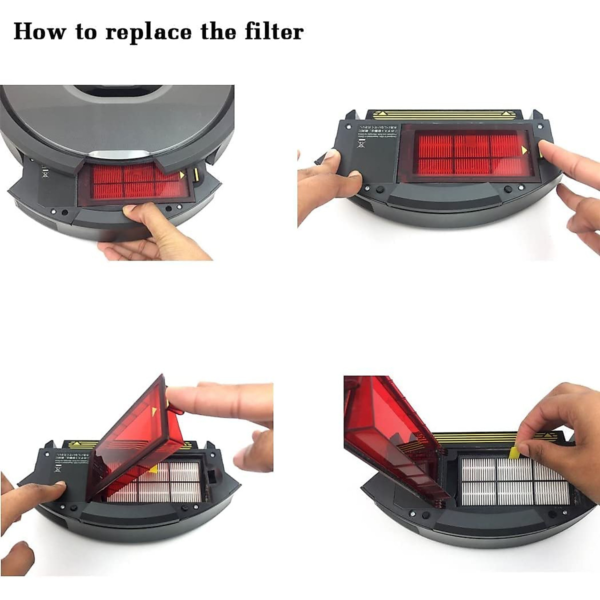 iRobot Roomba Authentic Replacement Parts - Roomba 800 and 900 Series AeroForce Filters - (3 Pack)