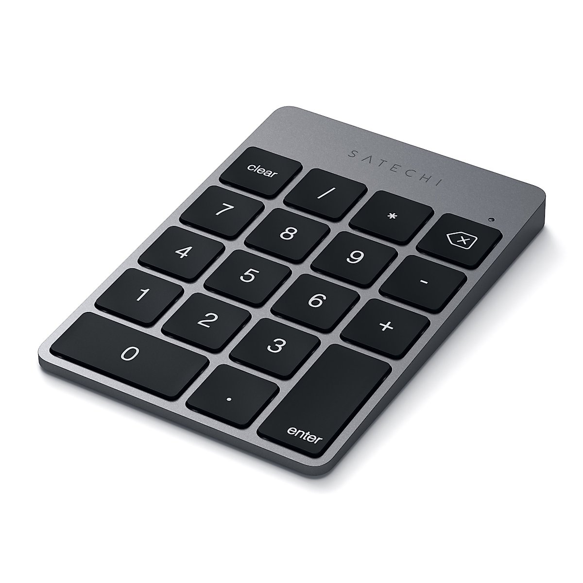 Satechi Slim Aluminum Bluetooth Wireless Keypad 18-Key Numpad Keyboard Extension – for iMac Pro, iMac, Mac Mini, MacBook Pro/Air, Windows, PC, Laptop and More - Space Gray