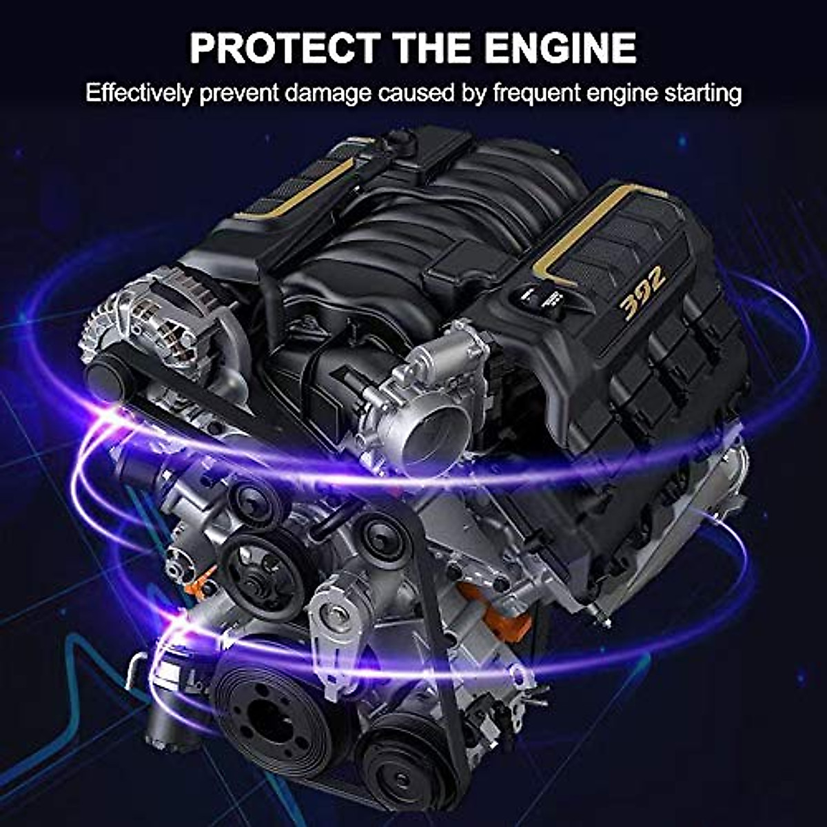 FURYENGRAVER Plug Play Engine Auto Start Stop Eliminator Cable for 2018-2023 Jeep Wrangler JL JLU Jeep Gladiator