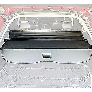 kaungka Cargo Cover Retractable for 2015-2024 Ford Edge Black (There is no Gap Between The Back Seats and The Cover)