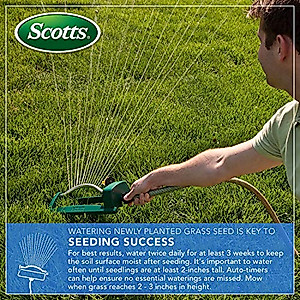 Scotts Turf Builder Grass Seed Fall Overseeding Mix, Thickens & Strengthen to Help Prevent Future Weeds, 15 lbs.