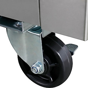 Nexel Reach In Split Door Freezer, 2 Solid Doors, 23 Cu. Ft.