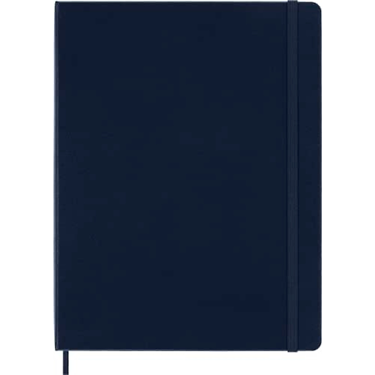 Moleskine Classic Notebook, Hard Cover, XL (7.5" x 9.5") Plain/Blank, Sapphire Blue, 192 Pages