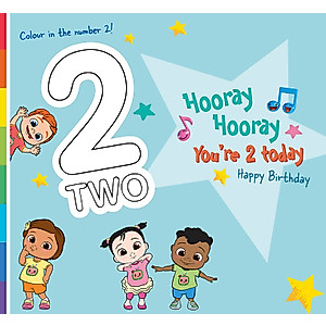 Danilo Promotions LTD CoComelon Birthday Card, Age 2, 2nd Birthday