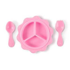 Melissa & Doug Mine to Love Time to Eat Doll Accessories Feeding Set (8 pcs) , Pink