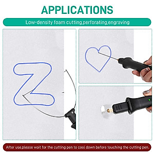 Hot Foam Cutter for Christmas gift, Foam Cutter Electric Cutting Machine Pen Tools Kit With 110-240V / 18W Digital Voltage Controller Electric Cutting Machine Pen Tools Kit Wire, Mark Pen