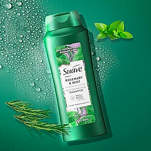 Suave Professionals Invigorating Shampoo for Dry and Damaged Hair Rosemary and Mint Paraben free and Dye free Hair 28 fl oz