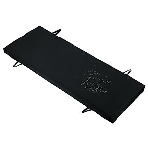 Sigmat Bench Cushion 36 in for Outdoor Furniture Water Resistant and Fade Resistant Patio Settee Long Cushion Black 36x14x2 Inch