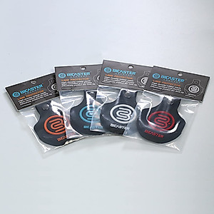 BICASTER 2pcs Archery Recurve Bow Limb Protector Rubber Pad on The Shoes (Red)