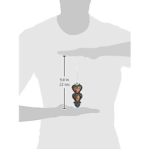 Cathedral Art (Abbey & CA Gift in Loving Double Heart Photo Frame Memorial Ornament, 3-1/2-Inch, Multi