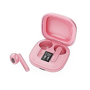 Hoseili 2023new editionBluetooth Headphones.Bluetooth 5.2 Wireless Earphones in-Ear，LED Power Display IPX7 Waterproof Band Microphone Touch Control Portable Charging Case for iOS Android PC. YJA7