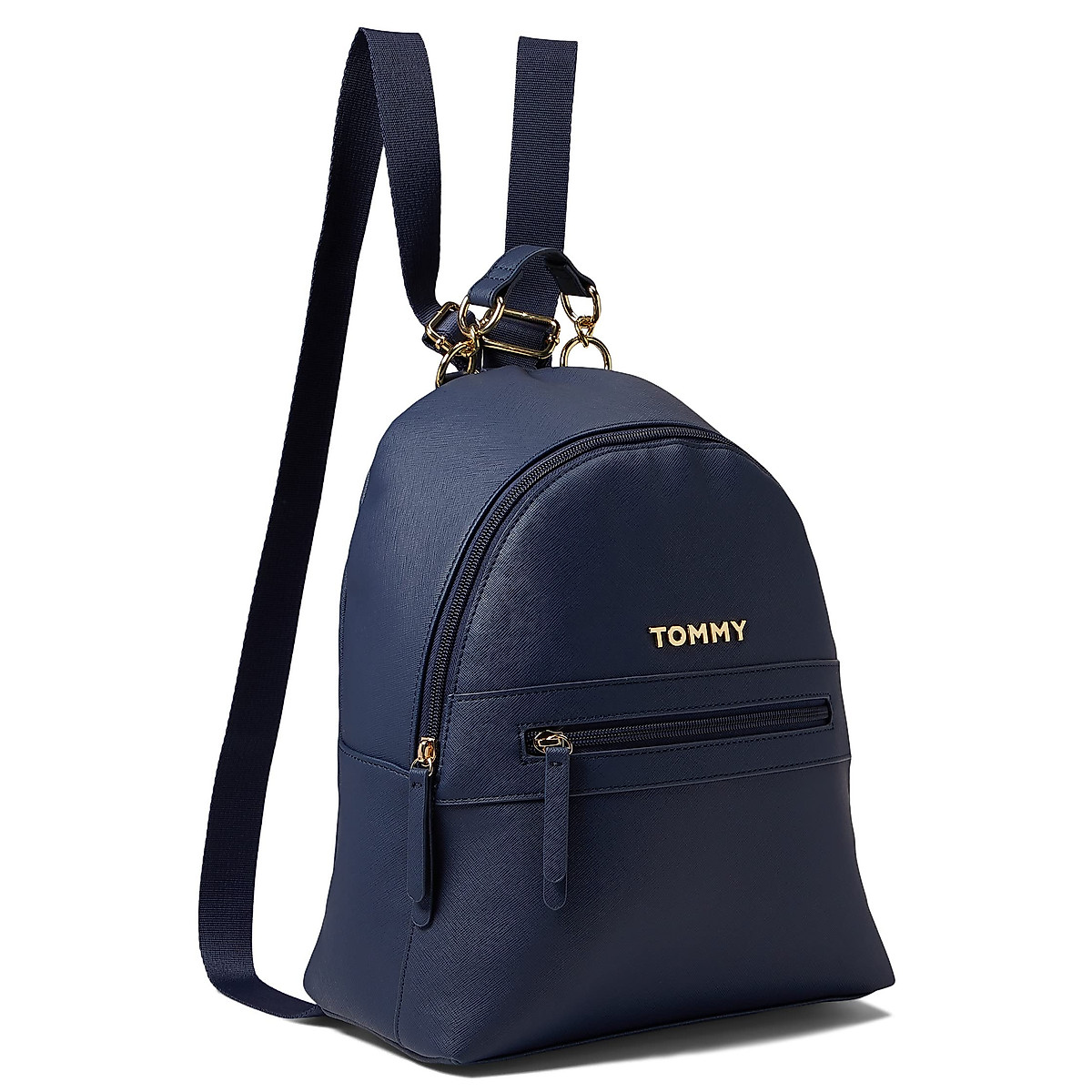 Tommy Hilfiger Kendall II Medium Dome Backpack Saffiano PVC Tommy Navy One Size