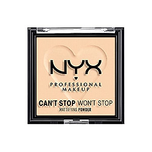 NYX PROFESSIONAL MAKEUP Can't Stop Won't Stop Mattifying Pressed Powder - Light