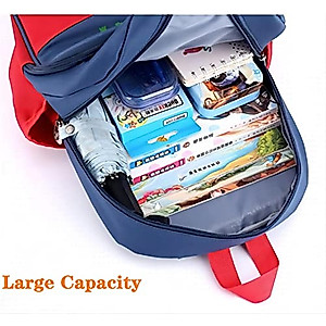 KEBI Little Kids Backpack for Boys Girls Toddler Backpack Fits 3 to 6 years Old 13.8 inch Minni School Bag Navy Yellow