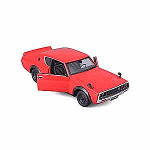 Maisto 1:24 Assembly Line 1973 Nissan Skyline 2000GT-R, Red