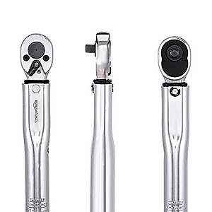 Amazon Basics 1/4-Inch Drive Click Torque Wrench - 35-200 in.-lb, 3.95-22.5 Nm