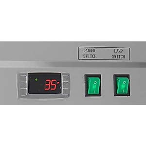 Kratos Commercial Refrigerator - 2 Glass Door Reach-in Dispaly Refrigerator, 54" W, 49 Cu Ft (69K-761)