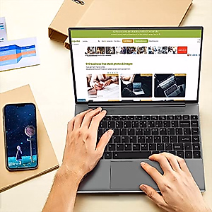 XOPPOX 13.5’’ Laptop Computer, Newest UHD 3000 x 2000 Clear Screen PC Laptops, Windows 10 Home with Intel Celeron N4020 Dual Core 8GB RAM 128GB SSD for Students School Office, Gray