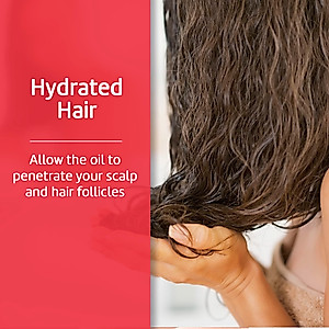 De La Cruz Rosemary Oil Blend Moisturizer with Castor, Avocado and Olive Oil - Topical Use Only 2 FL. OZ. (59 mL)