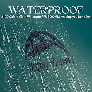 Happy Travel 1/2/3/4 Person Camping Tent, Instant Easy Pop Up Tents for Camping,Automatic Waterproof Family Camping Tent, Easy Set Up Tent,Portable Windproof Dome Tent for Camping Hiking & Traveling