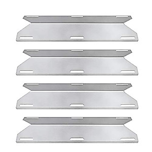 BBQ funland SH1231 (4-Pack) Stainless Steel Heat Plate, Heat Shield for Costco Jenn-air, Kirkland, Nexgrill, Sterling Forge, Glen Canyon Gas Grill Models