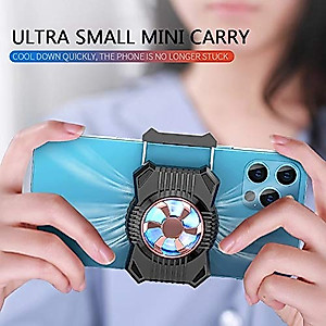 UXZDX CUJUX Universal Mobile Phone USB Game Cooler System Cooling Fan Gamepad Holder Stand Radiator (Color : B)