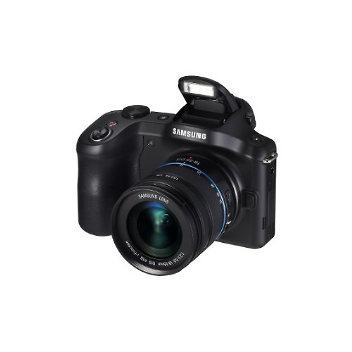 Samsung Galaxy NX EK-GN120ZKAXAR Galaxy Wireless Smart Android 4G Camera 20.3MP Mirrorless Digital Camera with 4.8-Inch LCD with 18-55mm OIS Lens (Black)