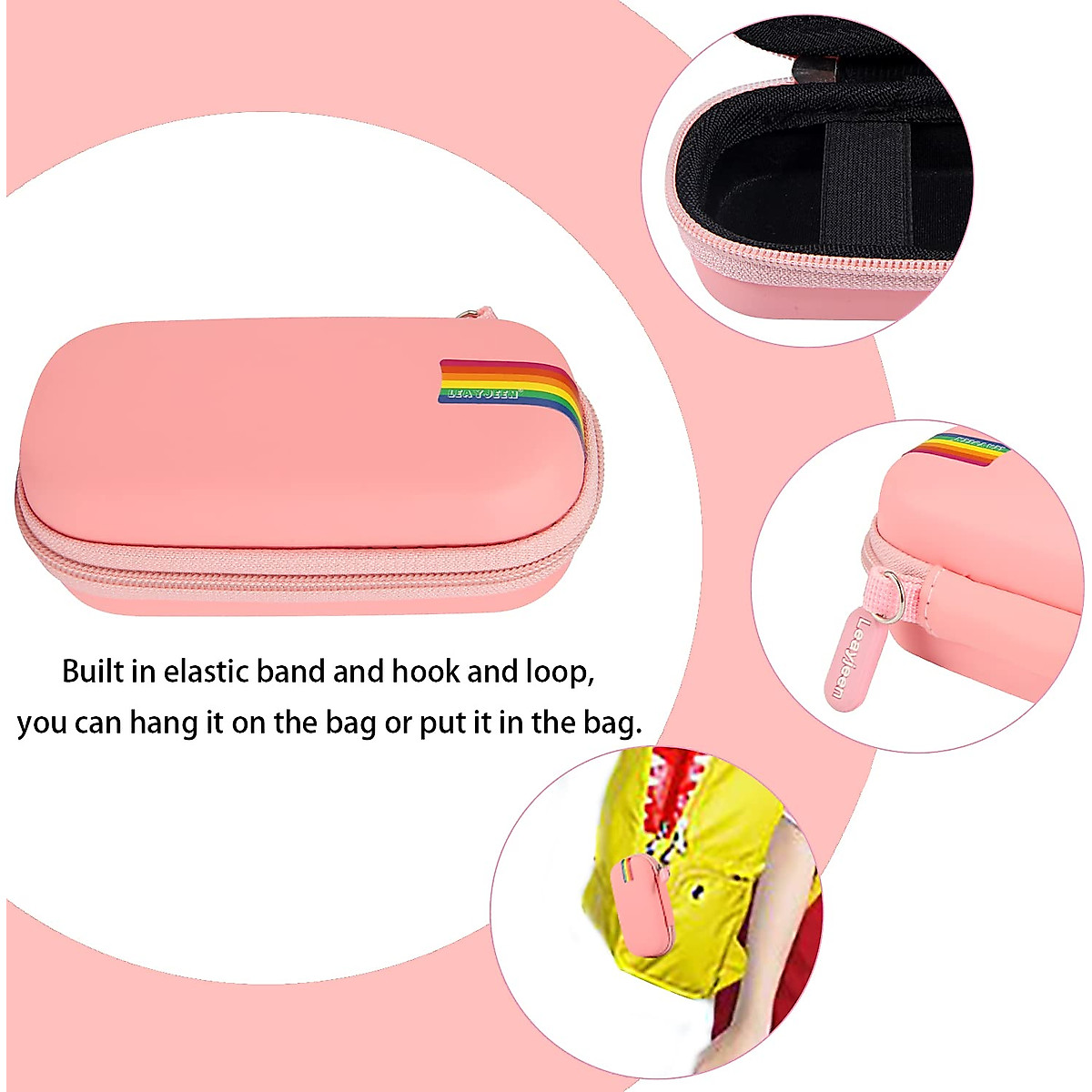 Leayjeen Carrying Case Compatible with VTech KidiZoom Smartwatch DX3，DX2 ，Little Tikes Tobi 2 Robot Smartwatch Sedzofan Smart Watch and More Smart Watch for Kids Accessory(Case Only)