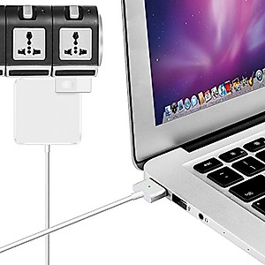 Mac Book Pro Charger Replacement for Mac Pro 13-Inch 2012-2016 Retina Display Ac 60W 2 T Connector Power Adapter, Laptop Charger Compatible with Mac Pro/Mac Air（Late 2012-2017）