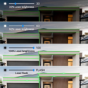 Laser Level,BOHDANGE 4x360° 4D 16 Lines Green Laser Level Self Leveling for Picture Hanging and Construction,12v 2500mAh Rechargeable battery