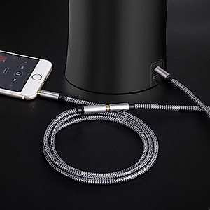 Tan QY Audio Extension Cable 1.5Ft,Audio Auxiliary Stereo Extension Audio Cable 3.5mm Stereo Jack Male to Female, Stereo Jack Cord for Phones, Headphones, Speakers, Tablets and More(1.5Ft/0.5M)