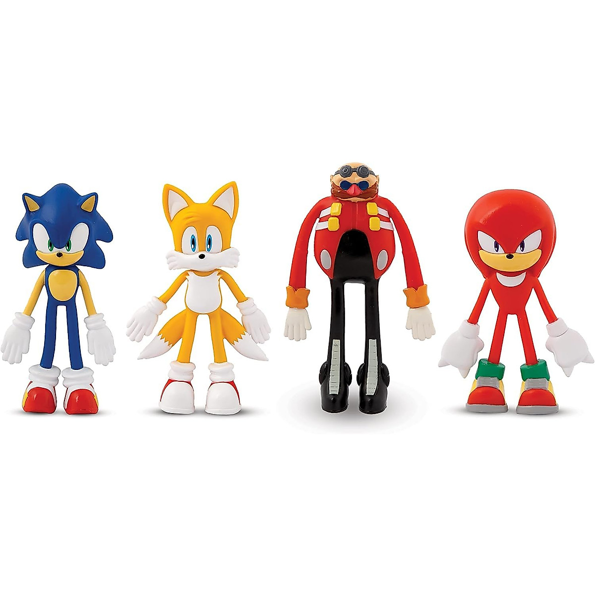 TCG Toys Bend-EMS - Sonic The Hedgehog - The Original Bendable, posable Actions Figures from The 90's are Back! Great Birthday Gifts for Kids, Boys, and Girls