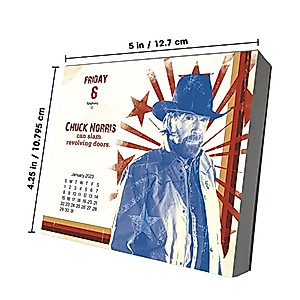 2023 Chuck Norris Day-at-a-Time Box Calendar