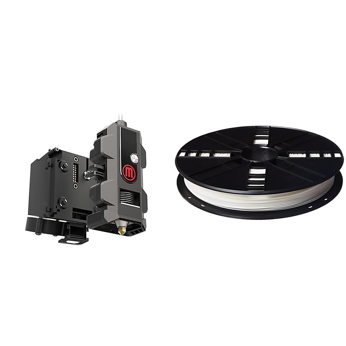 MakerBot Smart Extruder+ for Use with PLA Filament & Replicator+ & Mini Desktop 3D Printers | MakerBot PLA 3D Printing Filament Large Spool for Use with MakerBot's Replicator+