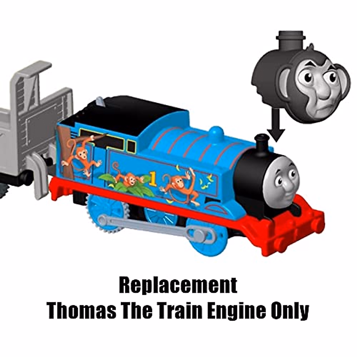 Replacement Parts for Thomas The Train - GLK81 ~ Thomas & Friends Trackmaster Animal Park Monkey Adventure Set ~ Replacement Thomas The Train Engine