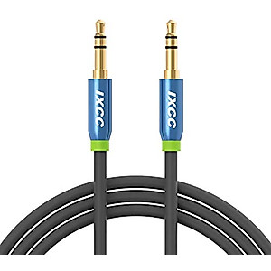 iXCC 4 Feet Male to Male 3.5mm Universal Aux Audio Stereo Cable Cord for Car and All 3.5mm-Enabled Devices, Apple, Samsung, Android, Windows and MP3 Player
