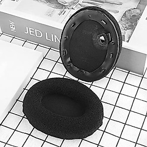 Geekria Comfort Velour Replacement Ear Pads for Sony WH-1000XM4 Wireless Headphones Ear Cushions, Headset Earpads, Ear Cups Cover Repair Parts (Black)
