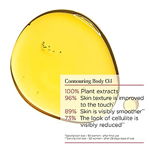 Clarins Contour Body Treatment Oil | Visibly Firms, Tones and Reduces Sponginess | Skin Texture Is Improved To The Touch After First Use* | Dermatologist Tested | Natural 100% Plant Extracts