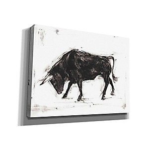 Epic Graffiti 'Toro I' by Ethan Harper Canvas Wall Art, 54"x40"