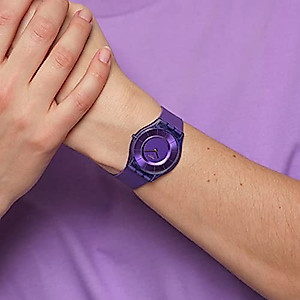 Swatch PURPLE TIME Unisex Watch (Model: SS08V103)
